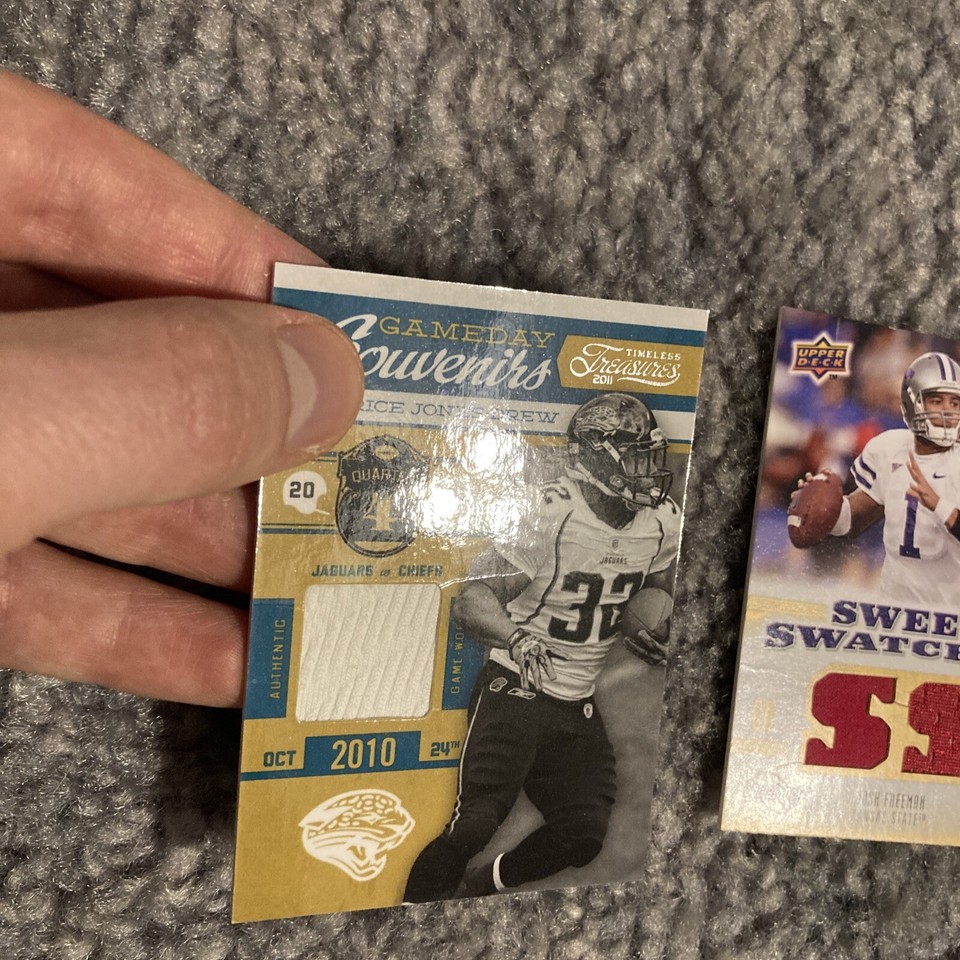Lot of 27 Football Cards - Chrome Inserts Jersey Base - Condition ...