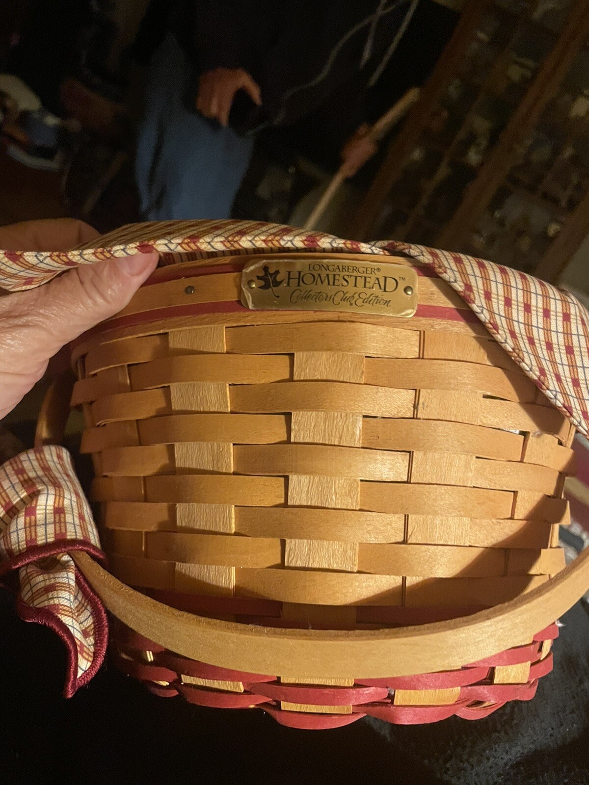 Vintage Longaberger 1999, “ Homestead” Collectors Club Edition Basket ...