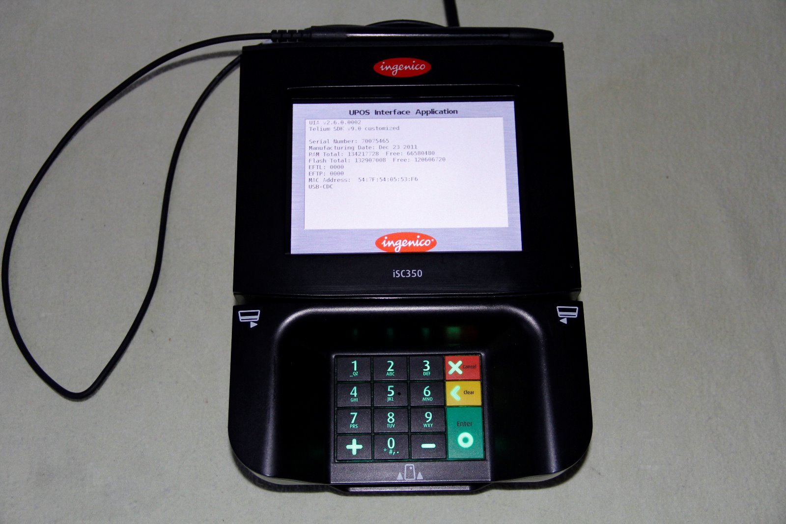 Ingenico iSC350 Payment Terminal w/ Contactless 5.7" VGA Display | eBay