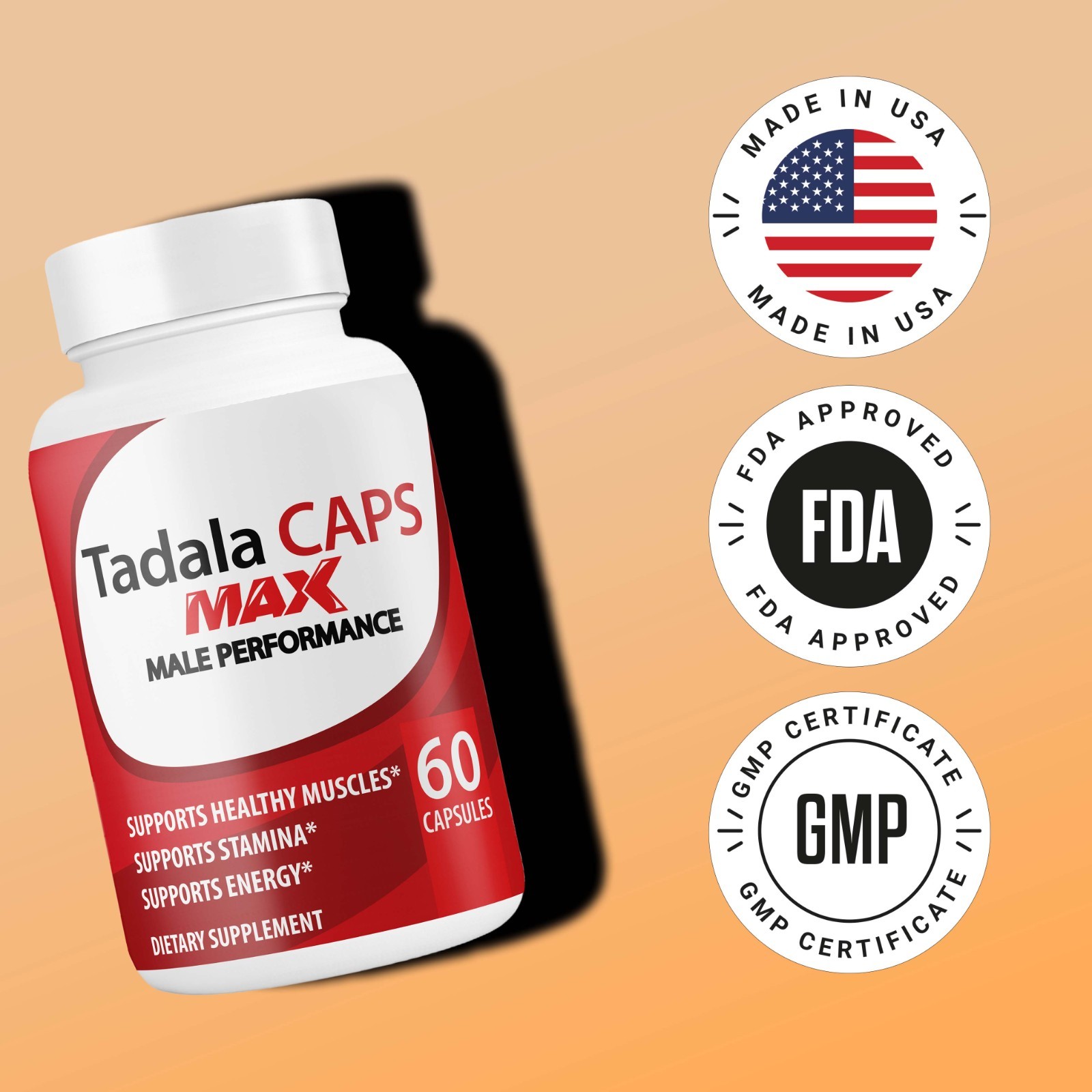 Tadala Advanced Pill for Men Max Strength Tadala Formula Supplement 60 ...