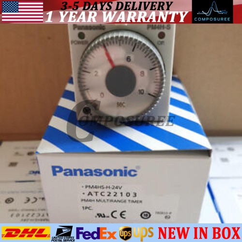 US Free TAX 1PC PM4HS-H-24V ATC22103 TIME RELAYS PM4H MULTIRANGE TIMER ...