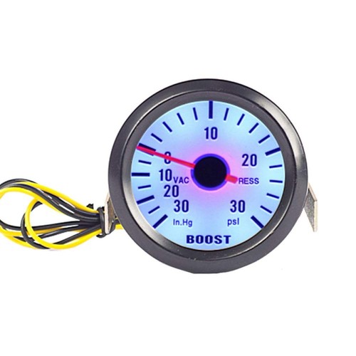 Car 2" 52mm Turbo Boost Gauge Meter Psi Pointer Blue Light 711041558459 ...