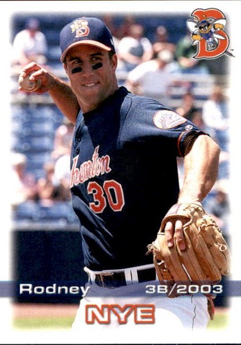 2003 Binghamton Mets Tribüne #20 Rodney Nye Cameron Oklahoma OK ...