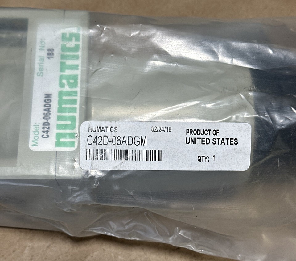 NEW- Numatics C42D-06ADGM Pneumatic Filter/Regulator W/ Gauge 1” Port ...
