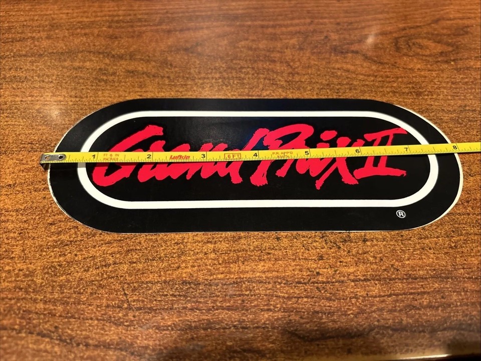 Vintage WRIF 101 FM Detroit rock radio Grand Prix two bumper sticker | eBay