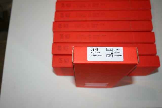 GE STRUCTURIX D5 AGFA 100 NIF Industrial X-ray Film 11.4 X 25.4cm 4 ...