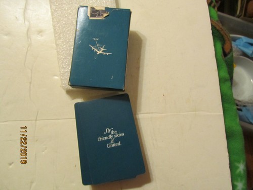 Complete Deck of United Airlines Blue Logo Playing Cards Made by USPCC ...