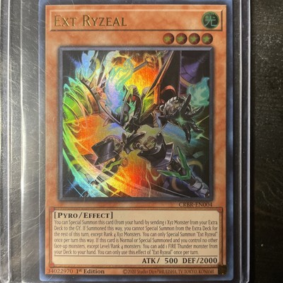 Yugioh! 1x Ext Ryzeal CRBR-EN004 Ultra Rare 1st Ed NM | eBay