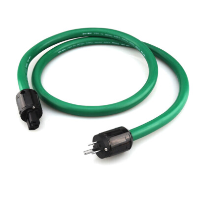 HiEnd Copper and Silver Mixed Wire with EU/US Plug HIFI Audio Power ...