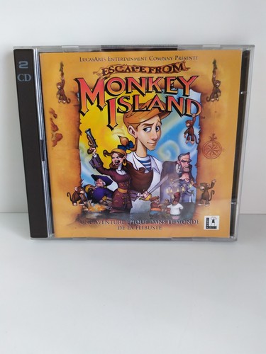 Escape from monkey island Lucas arts PC CD-ROM | eBay