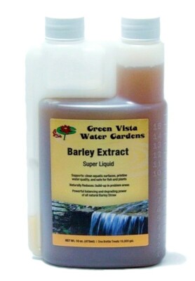 Green Vista Natural Barley Extract Liquid- pond-water garden-organic ...