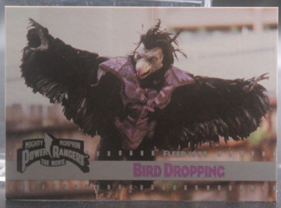 Bird Dropping - 1995 Fleer Mighty Morphin Power Rangers #120 | eBay