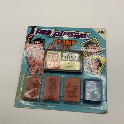 Rare Vintage The Flintstones Fred Stamp Set | eBay