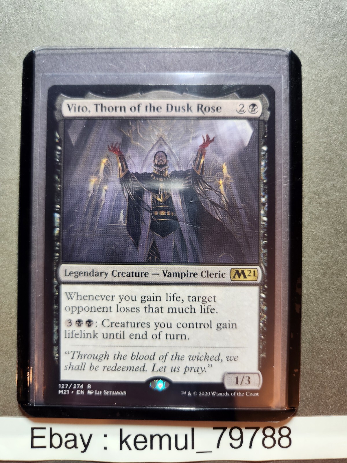 MTG Vito, Thorn of the Dusk Rose Core Set 2021 127/274 Regular Rare | eBay