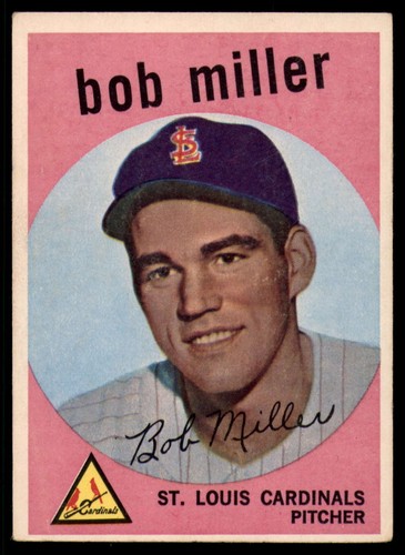 1959 Topps #379 Bob Miller EX++ Cardinals ID:68668 | eBay