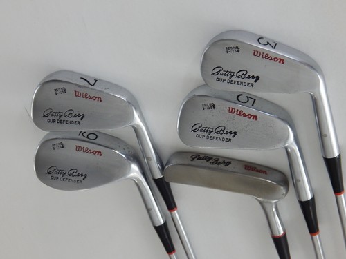 VINTAGE WILSON Patty Berg Cup Defender Iron Set plus Putter | eBay
