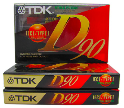 TDK D90 90 Minutes Blank Audio Media Recording Cassette Tapes NEW and ...