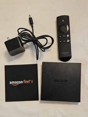 AMAZON FIRE TV BOX CL1130 WITH VOICE REMOTE, POWER CORD and MANUAL | eBay