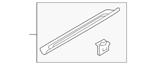 Genuine Kia Front Sill Plate 85873-D9500WK | eBay