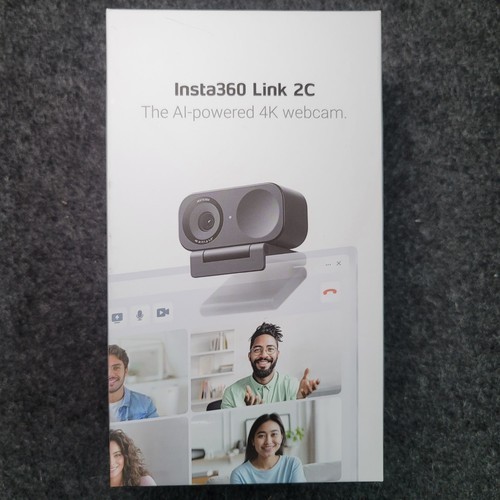 Insta360 Link 2C AI-powered 4K Webcam (Graphite Black) | eBay
