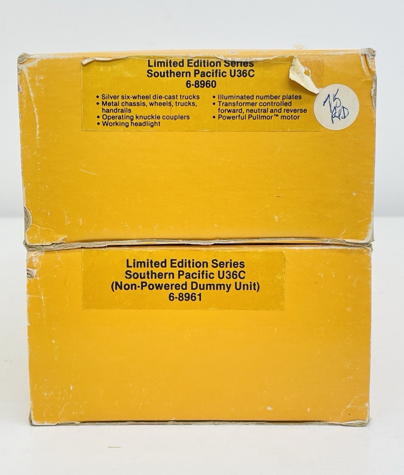 Lionel Southern Pacific U36C Diesel Locomotive & Non-Powered Dummy 6 ...