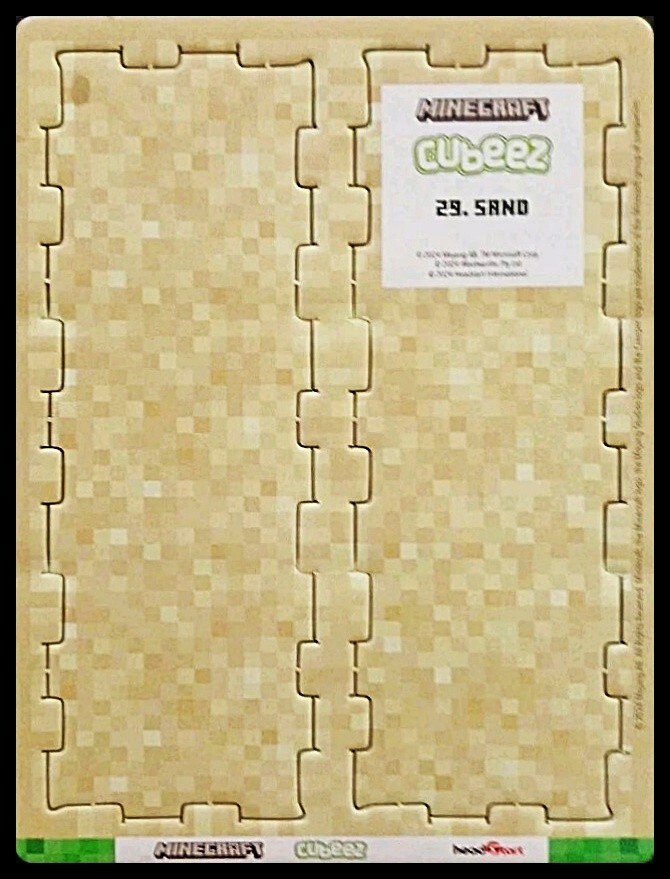 #23,29,34,36,38,40 - Woolworths Minecraft Cubeez Spare Cards, Fill your ...