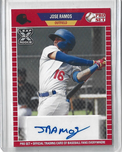 2021 Leaf Pro Set Baseball Blaster - Autographs Jose Ramos #PS-JR1 (AU ...