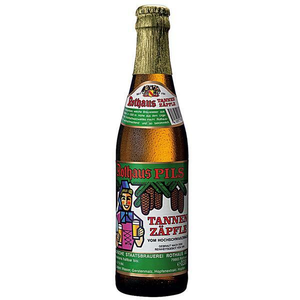 Rothaus Pils Tannenzäpfle 5,1% 0,33L Flasche, 10er Pack (10x0,33L ...