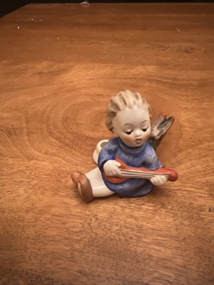 Hummel Goebel Angel With Lute Candle Holder 1/38/0 W Germany Figurine ...