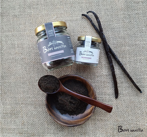 [BON VANILLA] Vanilla Bean Powder 100% Natural 50g Latte Ice Cream Cake ...