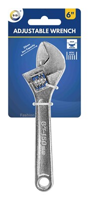 Adjustable Spanner 6 inch Wrench Tool Heavy Duty 150mm Size Adjusting ...