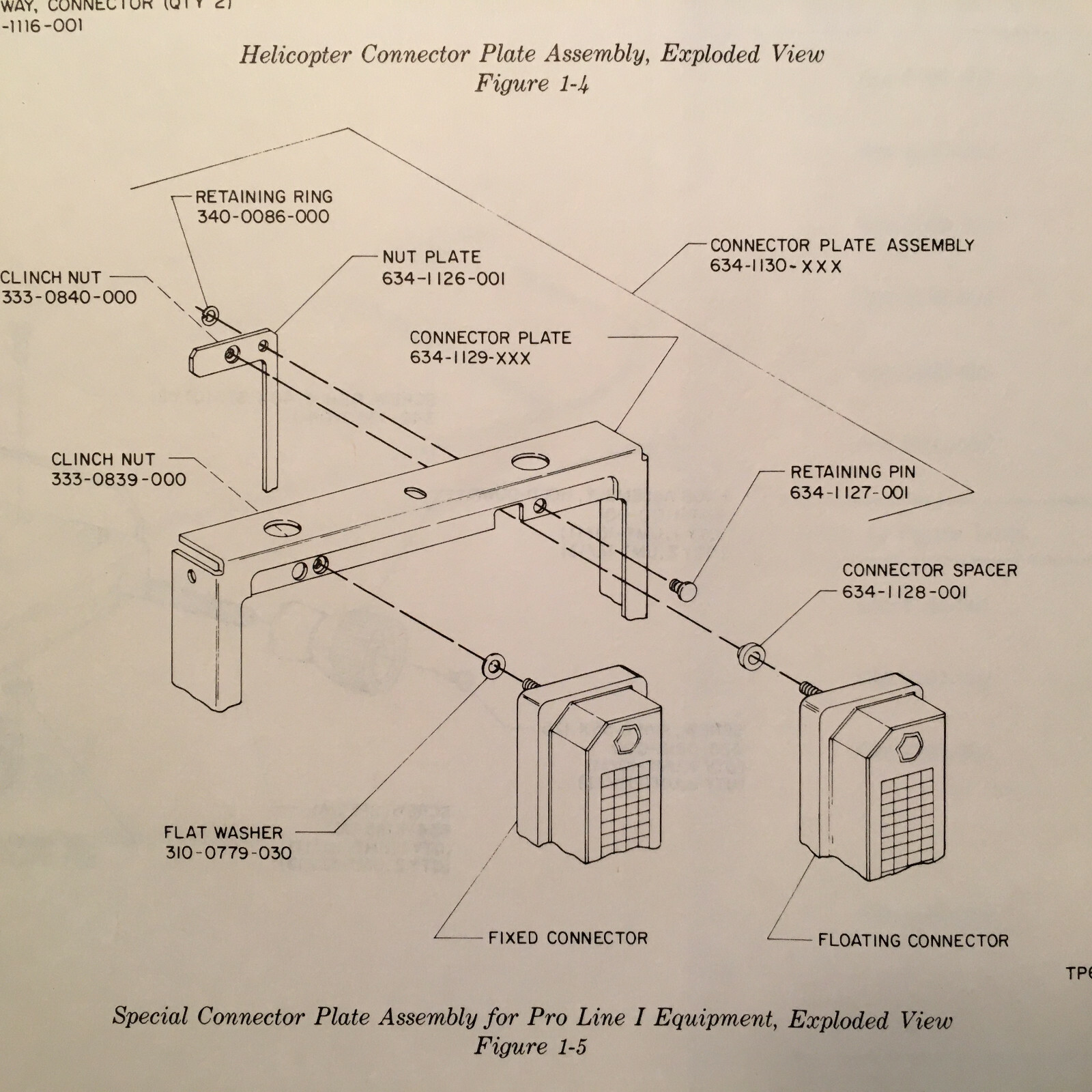 Collins UMT-10/11/12/13 Mounts & Thin Line II Connectors Install manual ...