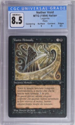 MtG Legends Rare Nether Void [Italian Graded CGC 8.5 - NM/Mint+] | eBay