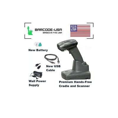 Zebra DS6878 Wireless 2D/1D/QR Barcode Scanner KIT + Hands-Free Scan ...