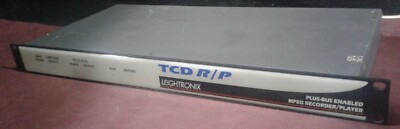 LEIGHTRONIX TCD R/P Plus-Bus Enabled MPEG Recorder/Player. Our #4 | eBay