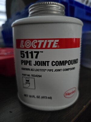 Loctite Pipe Joint Compound, 1 Pt, Brush Top Can, Black - 1 Each - 442 ...