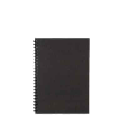 MUJI Double ring notebook Plain A5 Dark gray 80 sheets | eBay
