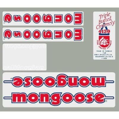 Decals, Stickers - Mongoose Decals - Nelo's Cycles