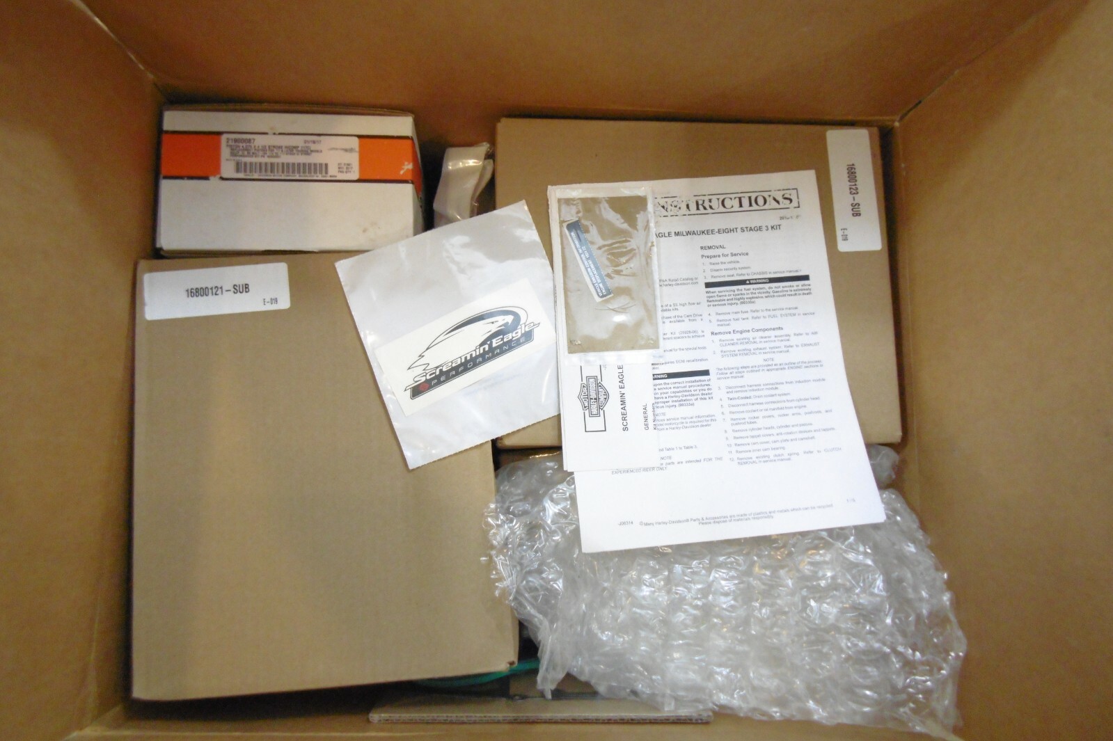 Screamin' Eagle Stage III M8 Engine 114ci to 117 CI Kit for sale online ...