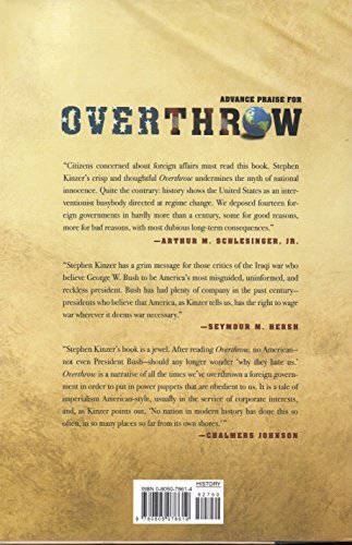 Overthrow: America's Century of Regime Change from Hawaii to Iraq ...