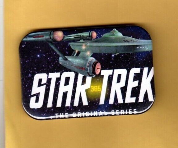STAR TREK THE ORIGINAL 2 MAGNETS OR BUTTONS, PINBACK 2"X3" W/ ROUNDED ...