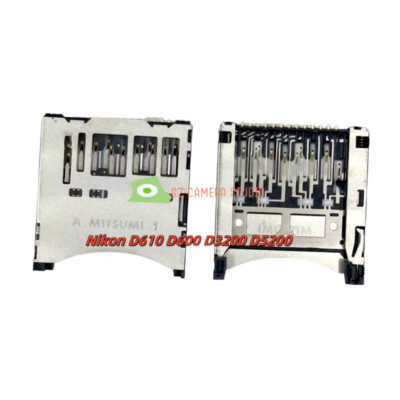 NEW For Nikon D3200 D5200 D610 D600 SD Memory Card Reader Connector ...