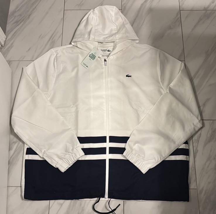 Lacoste Sport Men's Two Tone Tracksuit White Navy Blue 3XL New | eBay