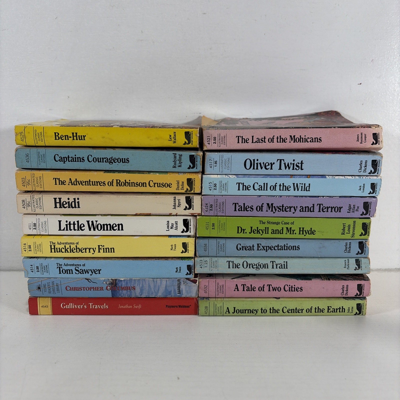 Lot of 18 Moby Books Illustrated Classic Editions Vintage Mini ...