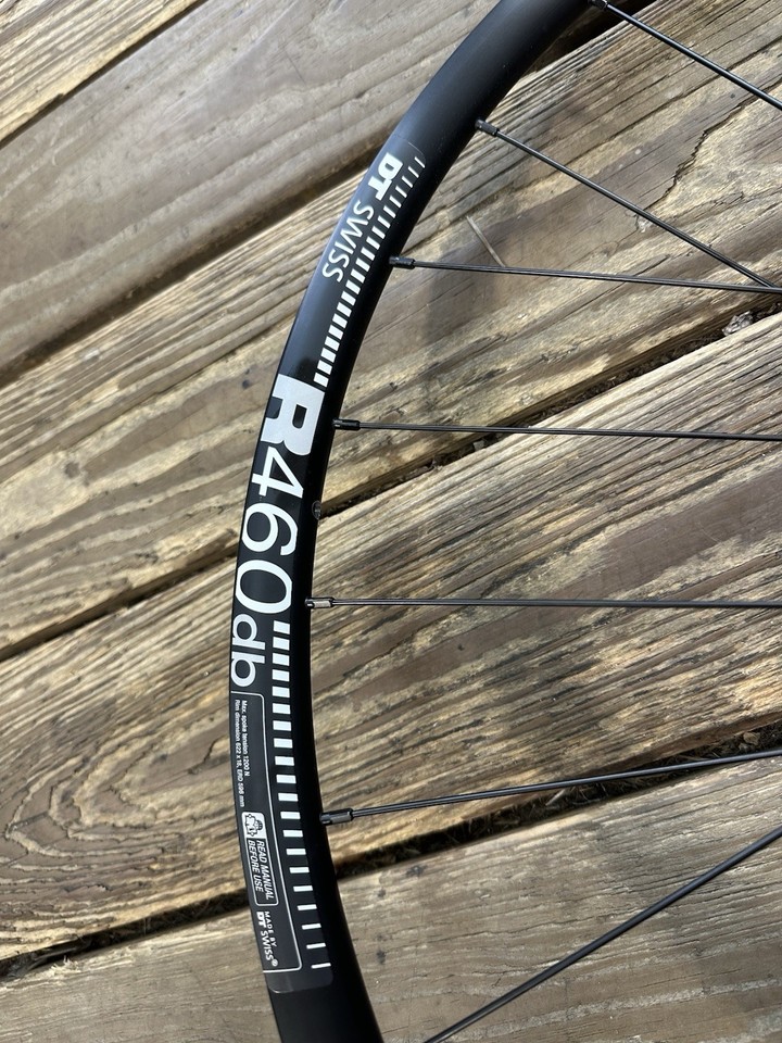 DT Swiss R460 DB 6-Bolt Disc, Through Axle Wheelset Shimano Compatible ...
