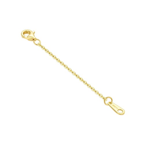 18k Gold 1"/2"/3" Necklace Extender Chain, Durable Strong Removable ...