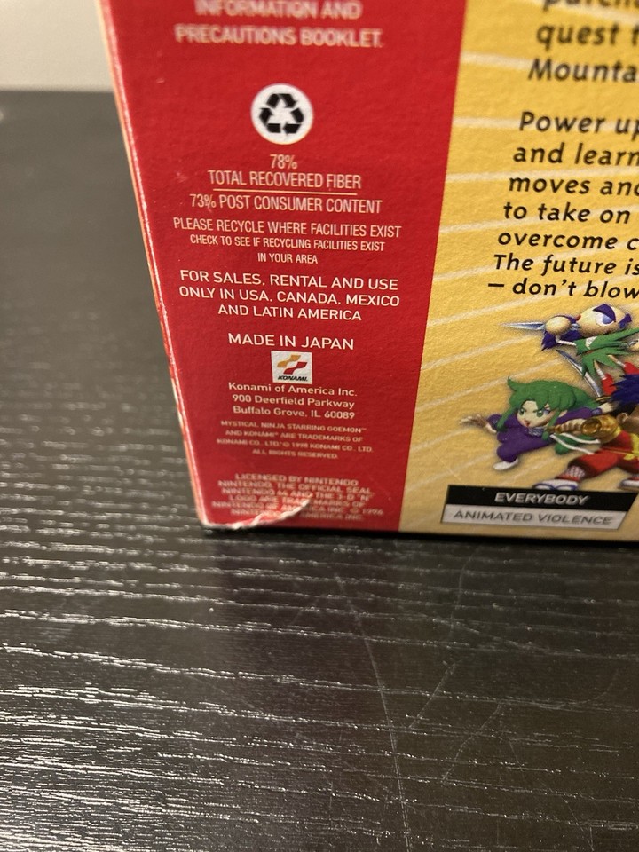 Mystical Ninja Starring Goemon N64 Nintendo 64 | eBay