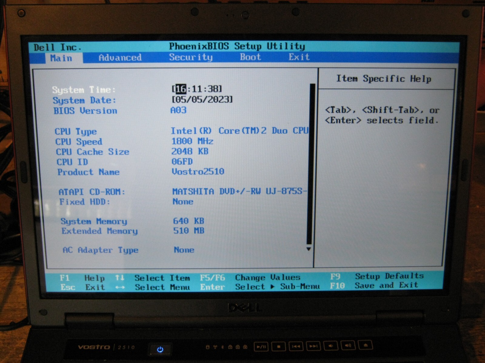 Dell DELL J603H Vostro Laptop Board Motherboard Motherboard for sale ...