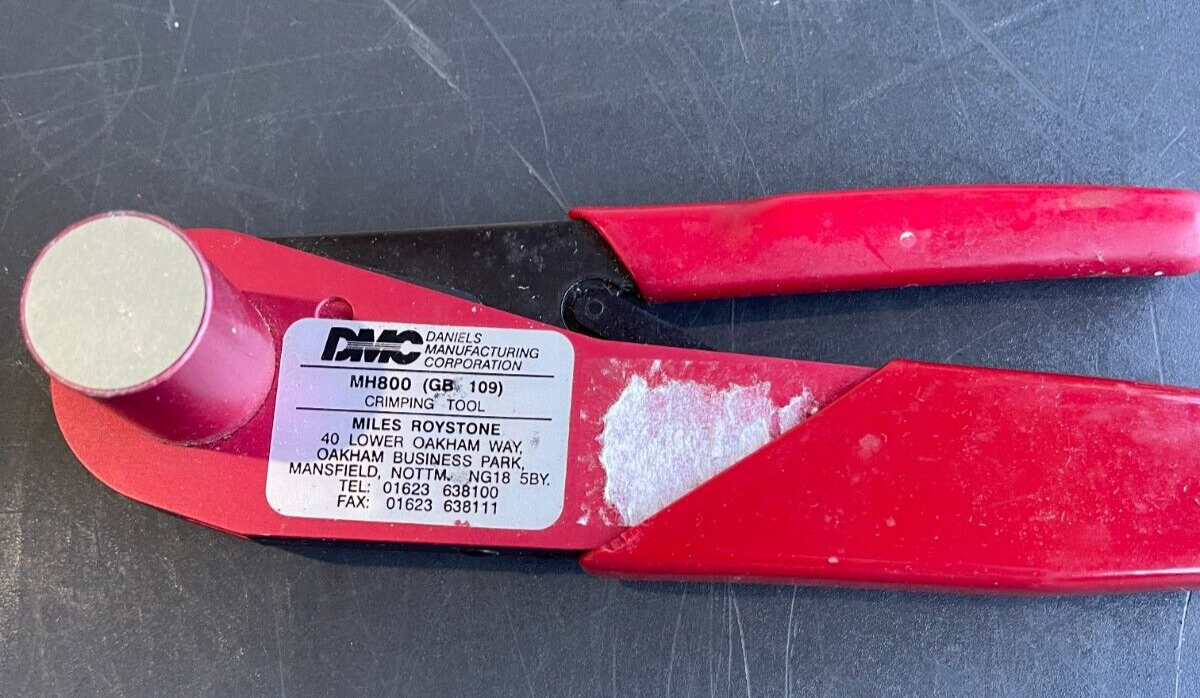 DMC Daniels Manufacturing MH800 Ratchet Hand Crimp Tool for sale online ...
