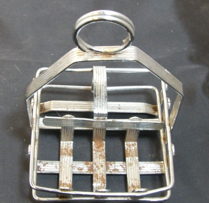 Circa 1950's Diner Style Chrome Salt and Pepper Condiment Caddy | eBay